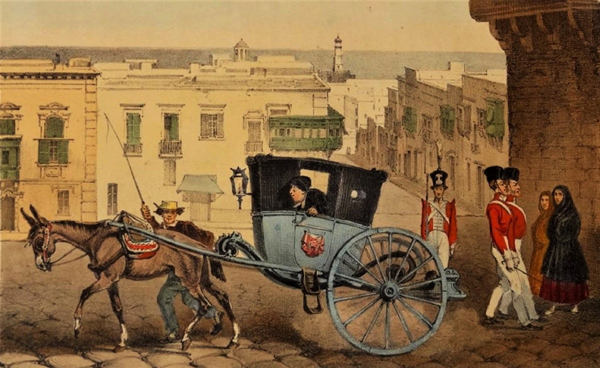 Transport in early British Malta (c. 1830 – 1840) – kliemustorja